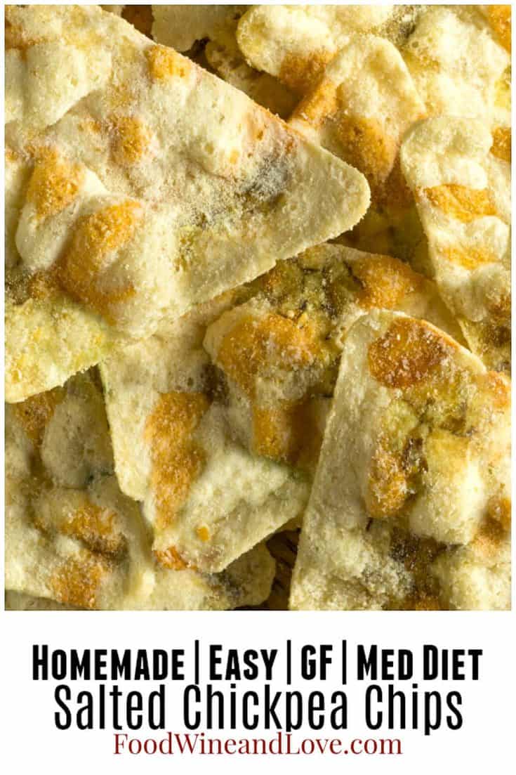 Easy Salted Chickpea Chips - Food Wine and Love