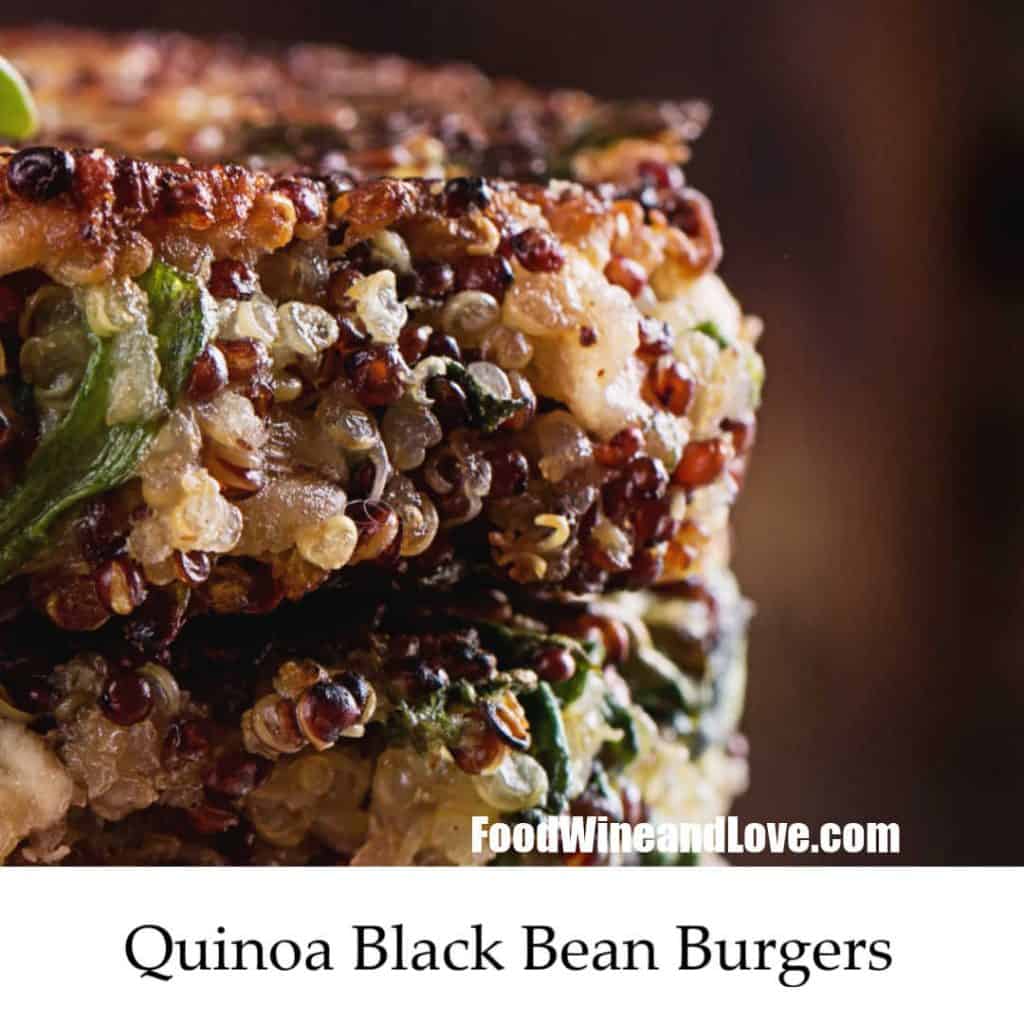 Quinoa Black Bean Burger - Food Wine and Love