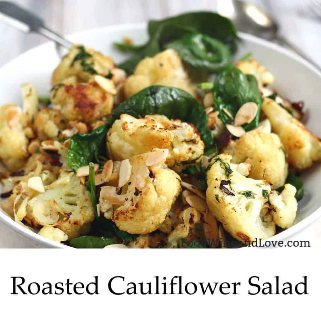 Roasted Cauliflower Salad - Food Wine and Love