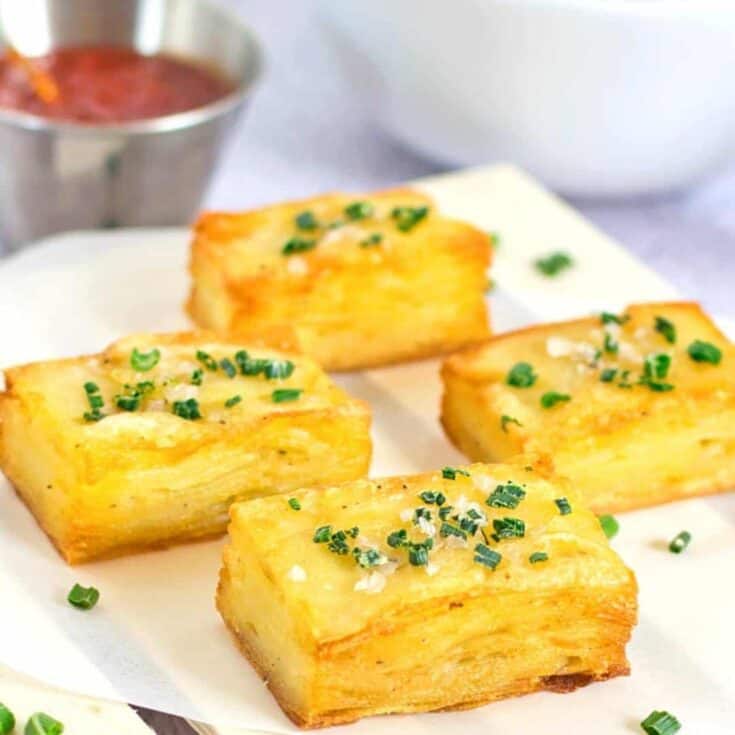 Vegan Baked Potato Pave - Food Wine and Love