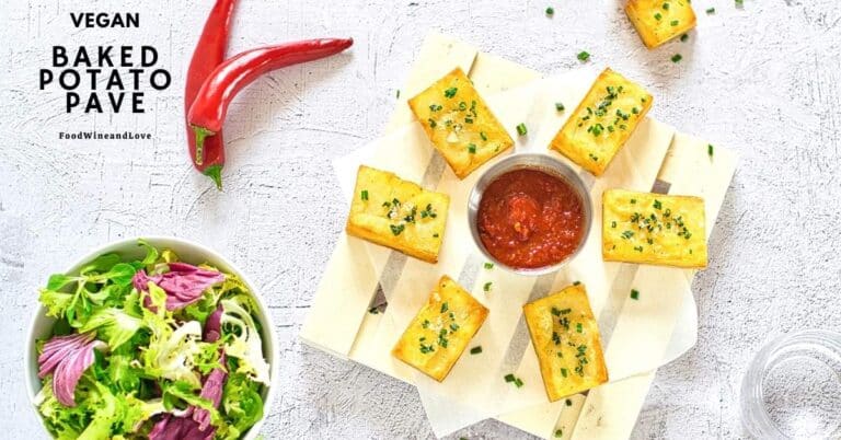 Vegan Baked Potato Pave - Food Wine and Love