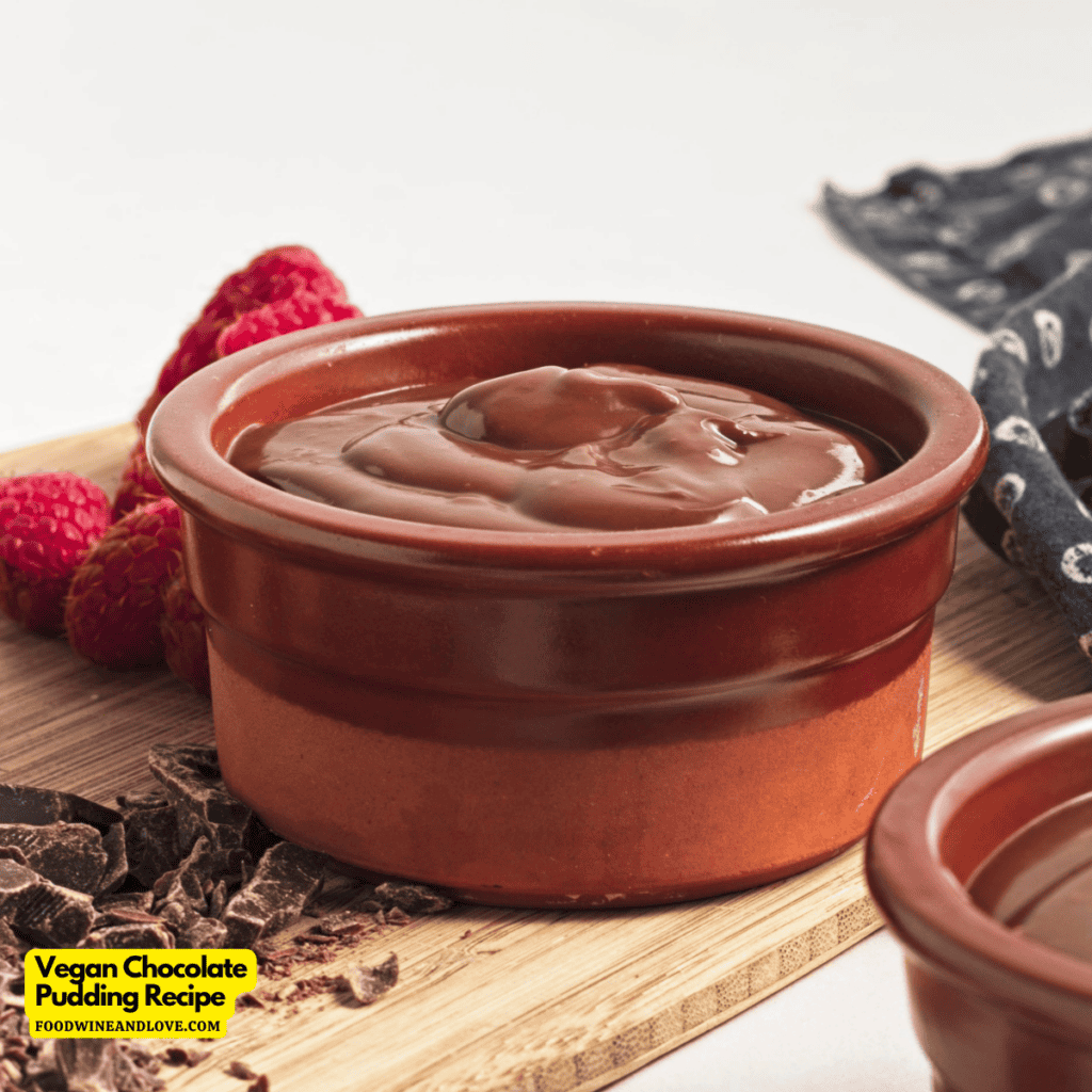Vegan Chocolate Pudding Recipe - Food Wine and Love
